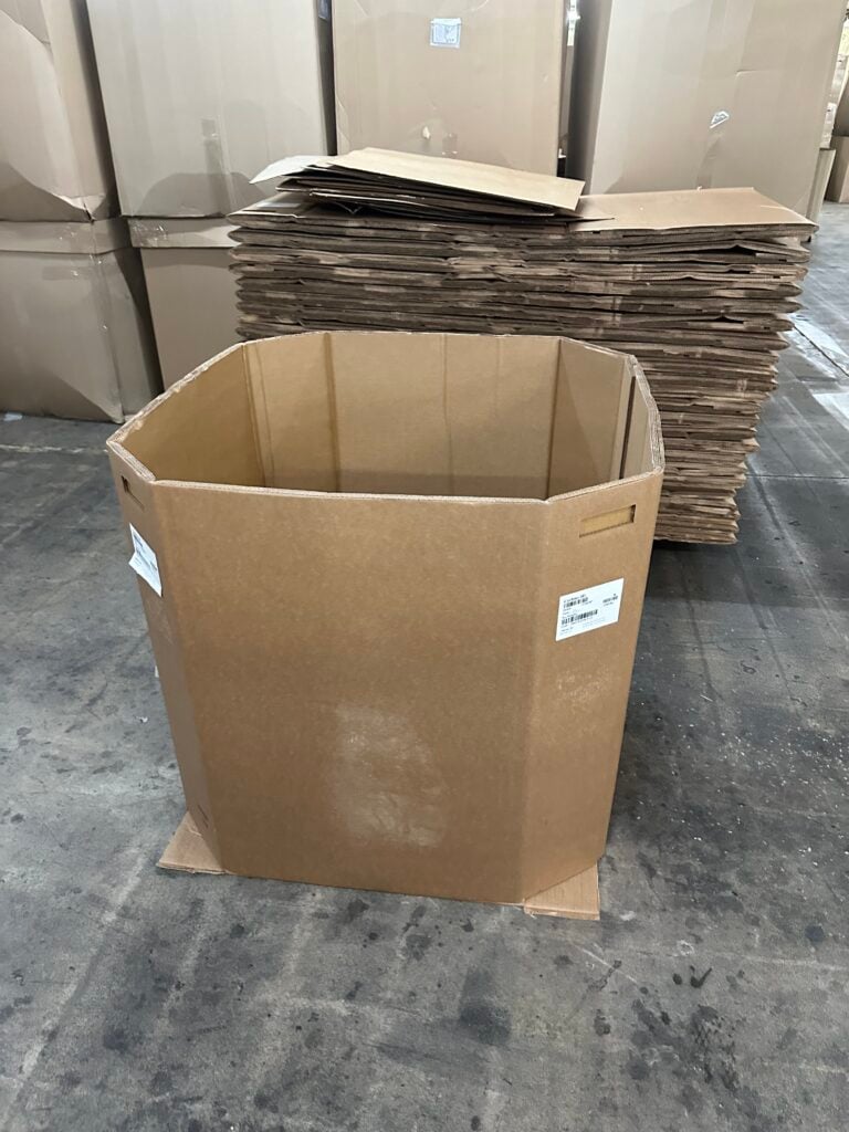 Used resin bulk gaylord bins (48" x 40" x 40") - 3-wall, 5-ply ...